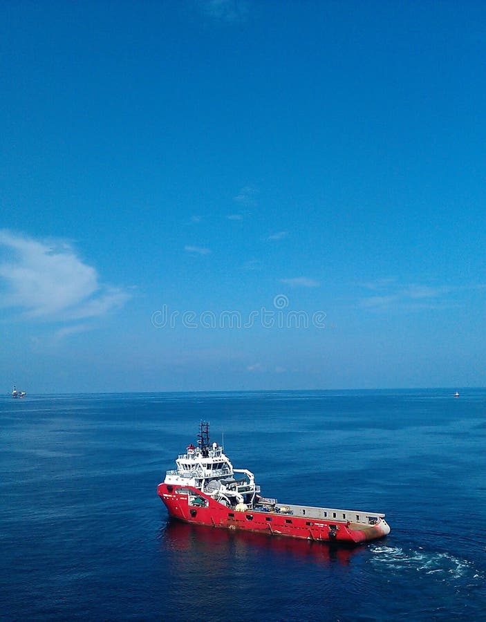Supply Vessel offshore stock image. Image of nautical - 61207523