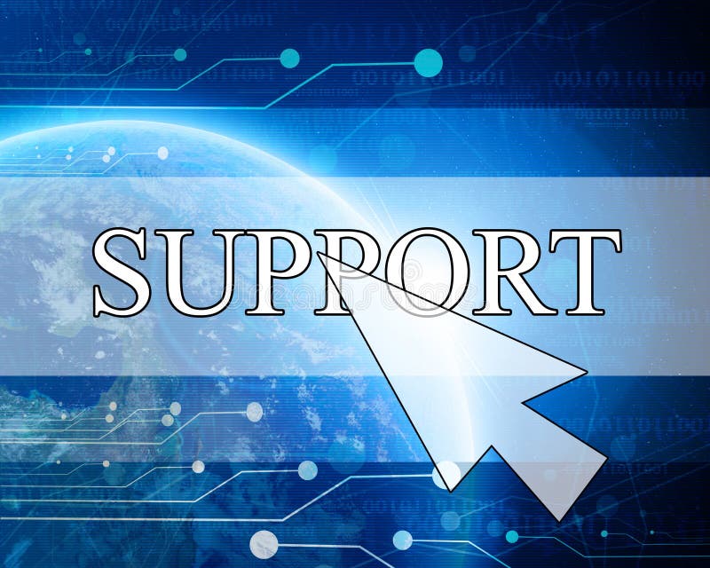 World Support Service Business People Stock Vector - Illustration of ...