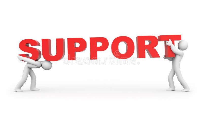 Support People Lifting Your Burden in Difficult Times Stock ...