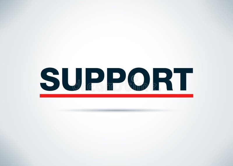 Support Abstract Flat Background Design Illustration Stock Illustration ...