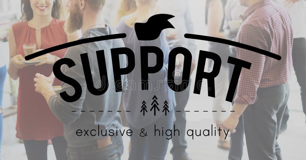 Support Advice Assistance Coaching Community Concept Stock Image ...