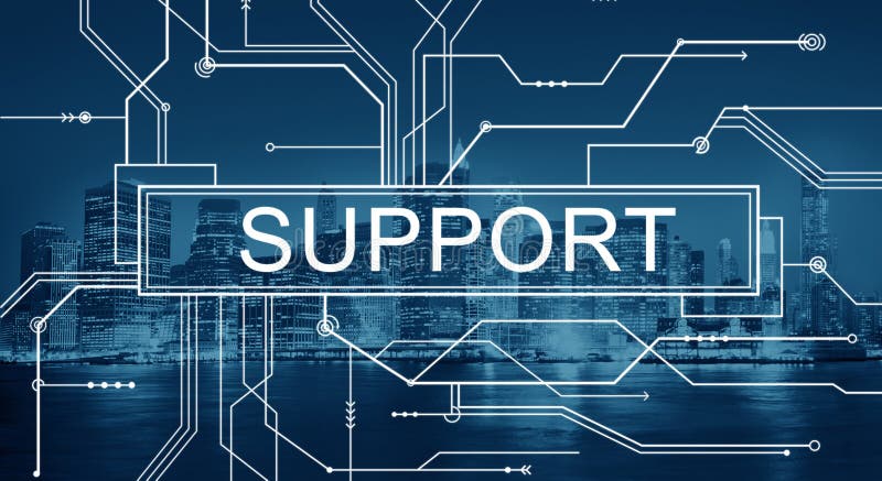 Support Assistance Advice Coaching Help Team Concept Stock Image ...