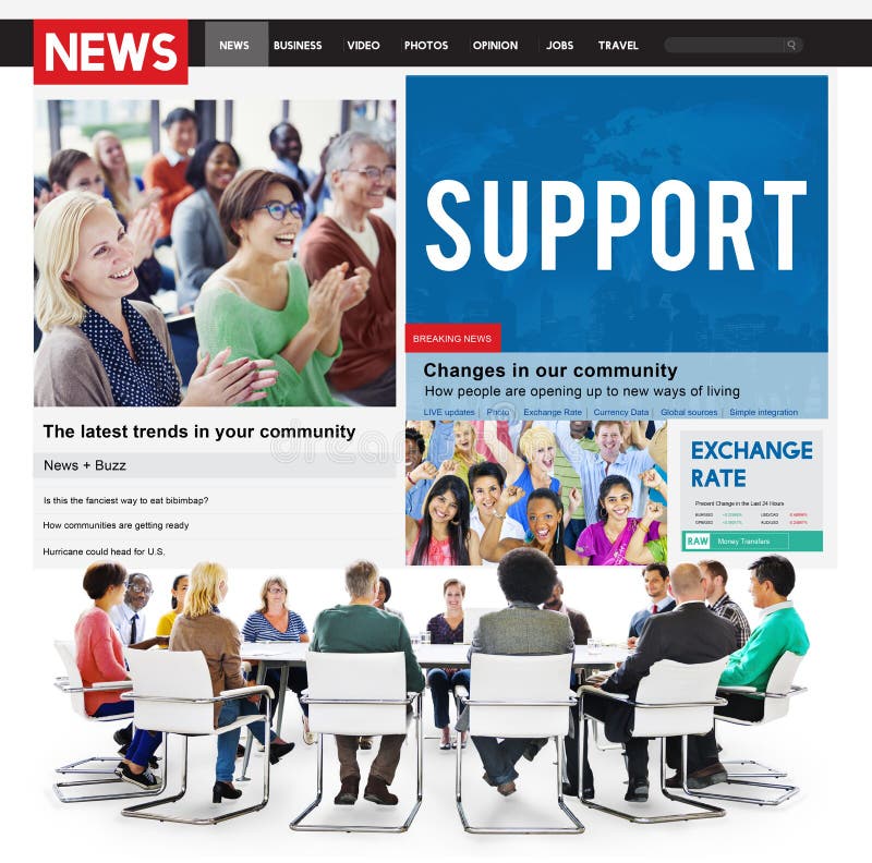 Support Assistance Cooperation Team Aid Concept Stock Image - Image of ...