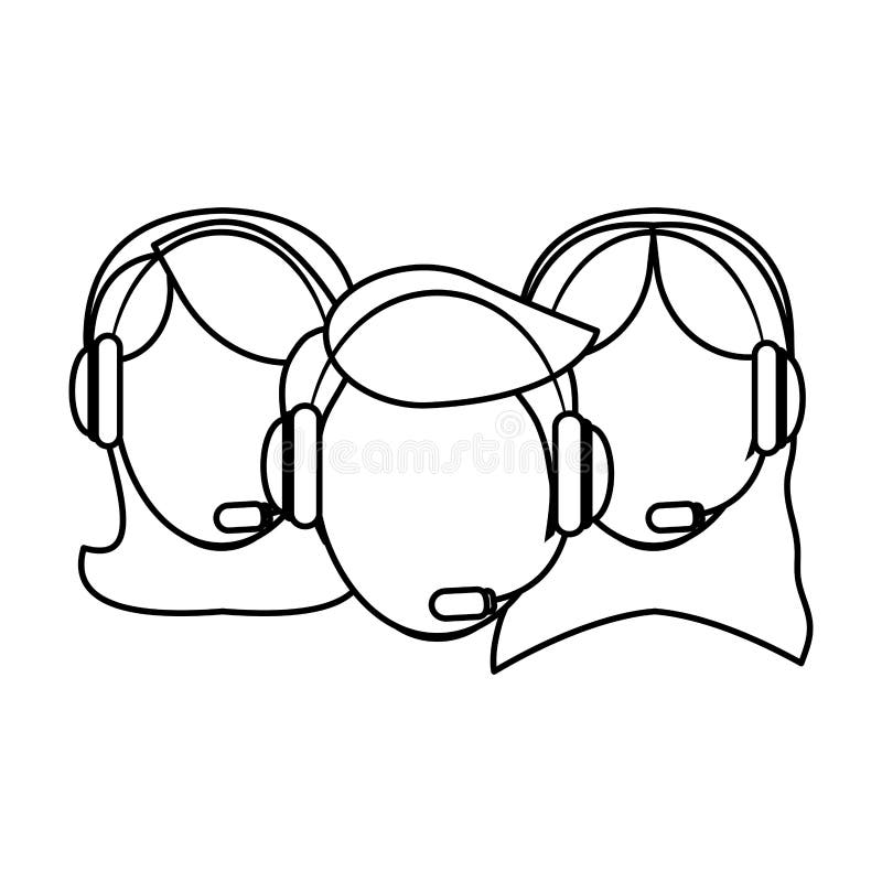 Support Assistants Technical Icon Stock Illustration - Illustration of ...