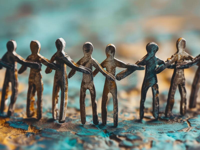 Support of Business Concept. Group of Businessperson Stock Illustration ...