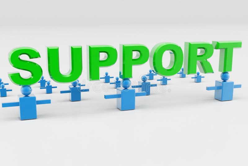 Support People Lifting Your Burden in Difficult Times Stock ...