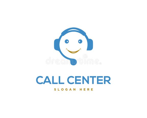 Support with Call Center Logo Icon Design. Stock Vector - Illustration ...