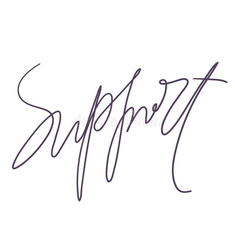 Support. Calligraphic Text, Invitation Design, Typography Poster ...