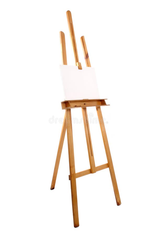 Support for canvas stock photo. Image of artist, isolated - 41490212