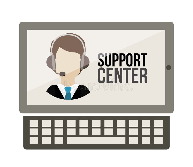 Support center design stock vector. Illustration of technology - 39332915