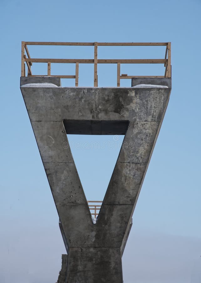 Support Column Under Construction Stock Photo - Image of construction ...