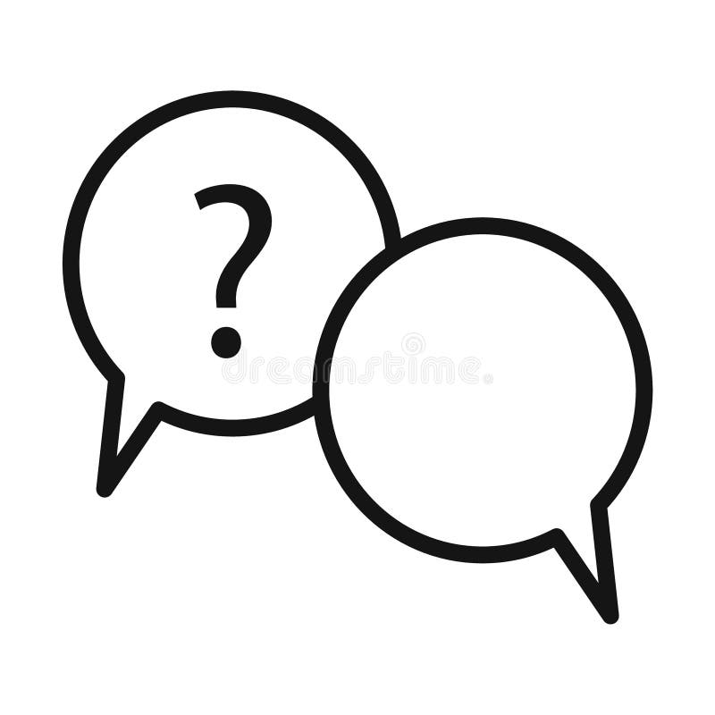 Support Comment Question Icon Ideal for Customer Service and FAQs Stock ...