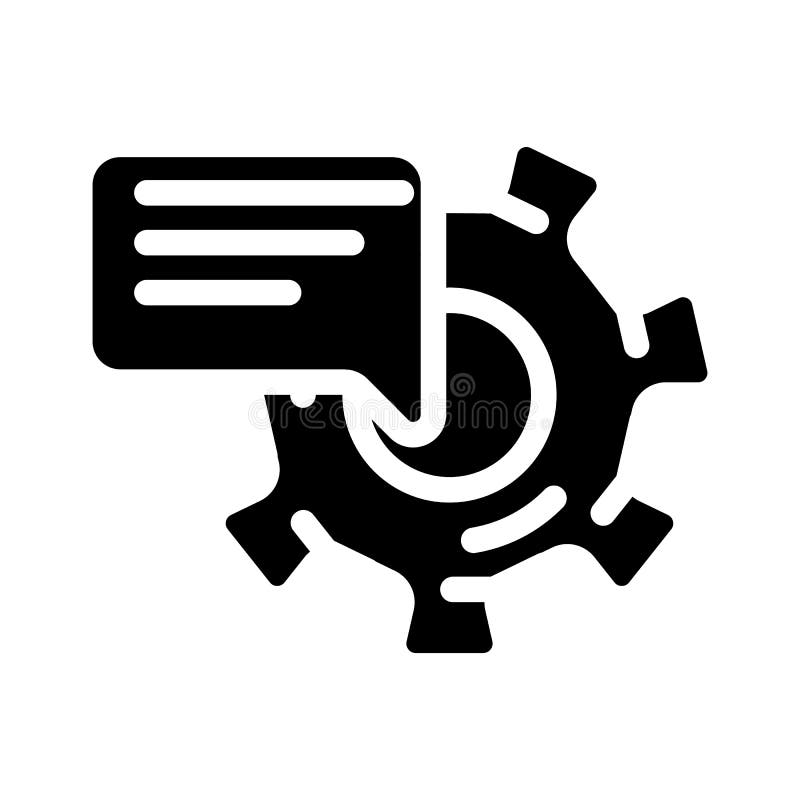 Support Communication Glyph Icon Vector Illustration Stock Vector ... Support Communication Glyph Icon Vector Illustration Stock Vector ...