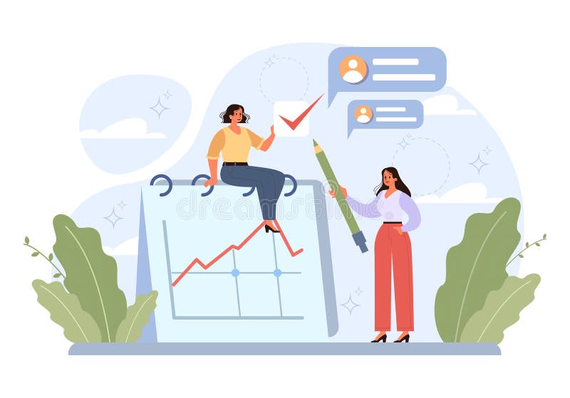 Support Concept. Character Help Each Other in Solving Problems Stock ...