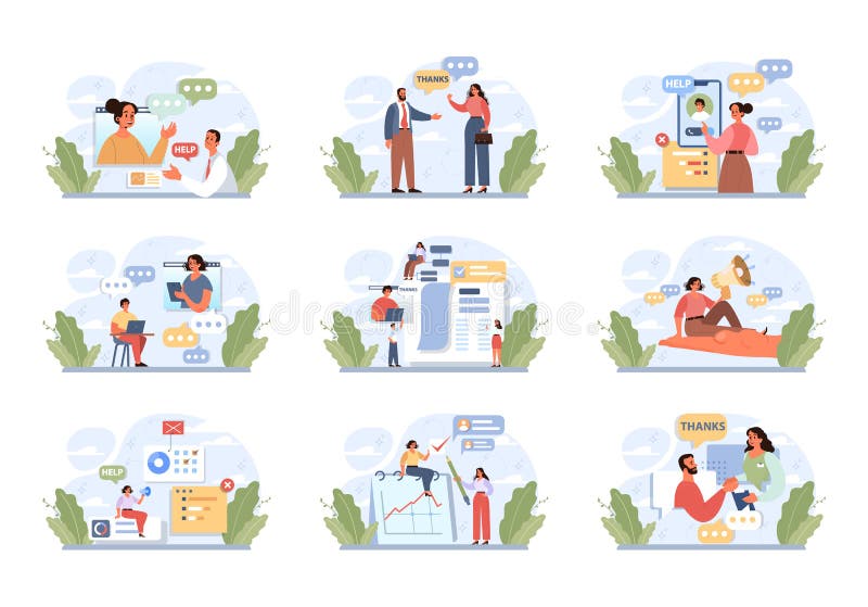 Support Concept Set. Character Help Each Other in Solving Problems ...