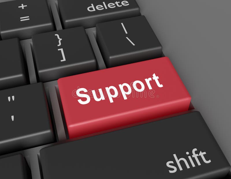 Support Concept. Word Support on Button of Computer Keyboard Stock ... Support Concept. Word Support on Button of Computer Keyboard Stock ...