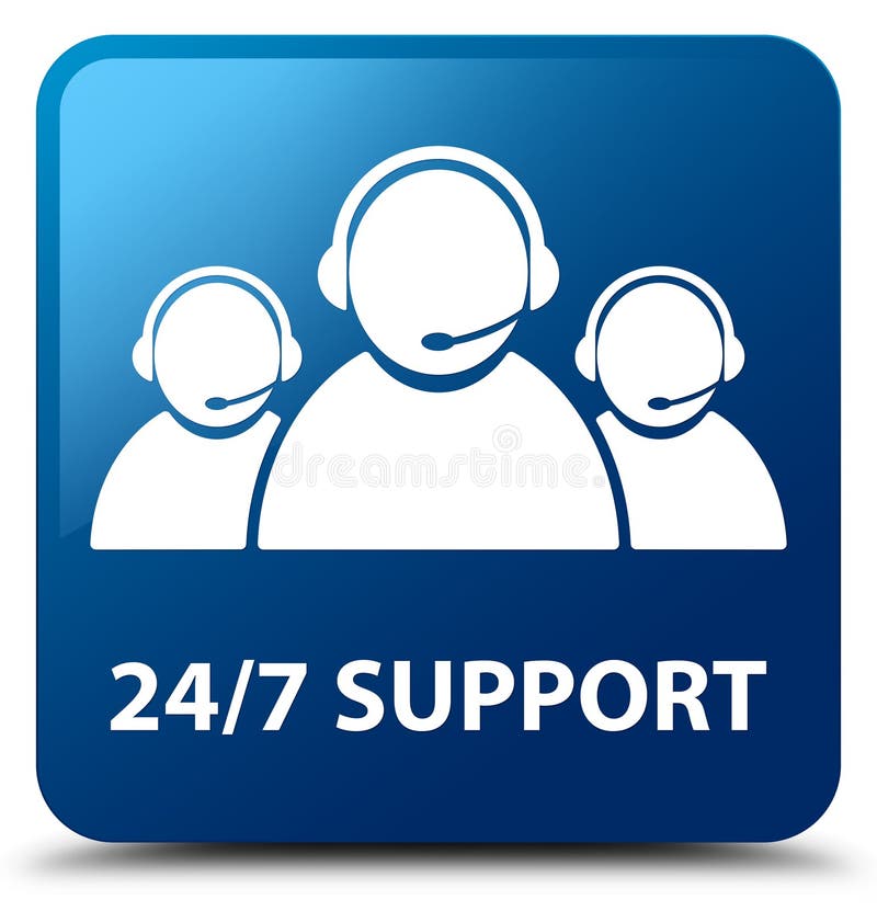 Blue Customer Support Icon Stock Illustrations – 13,657 Blue Customer ...