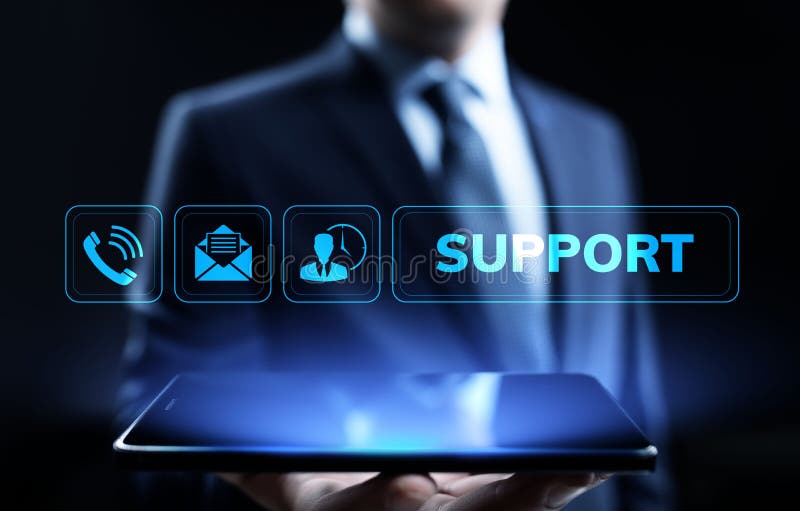 Support Customer Service Quality Assurance Business Technology Concept ...