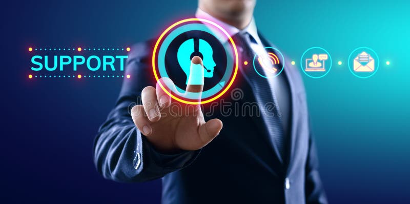 Support Customer Service Quality Assurance Business Technology Concept ...