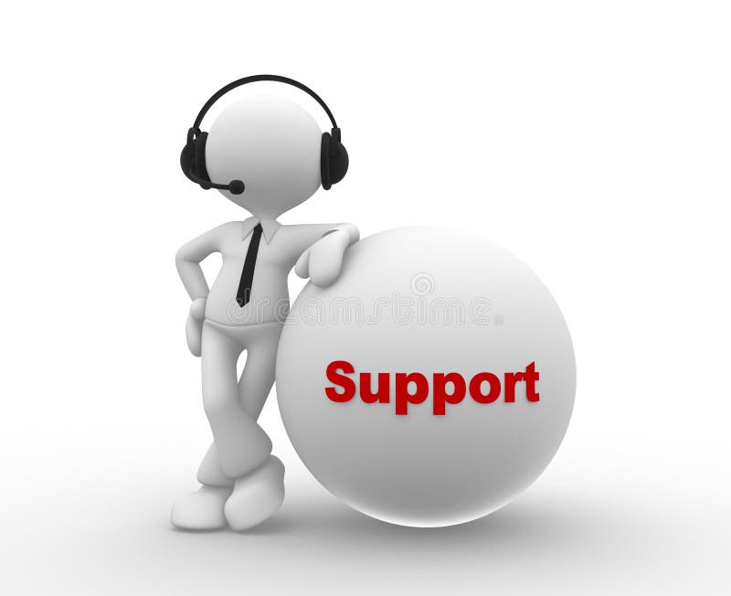 Support stock illustration. Illustration of people, contact - 37228494