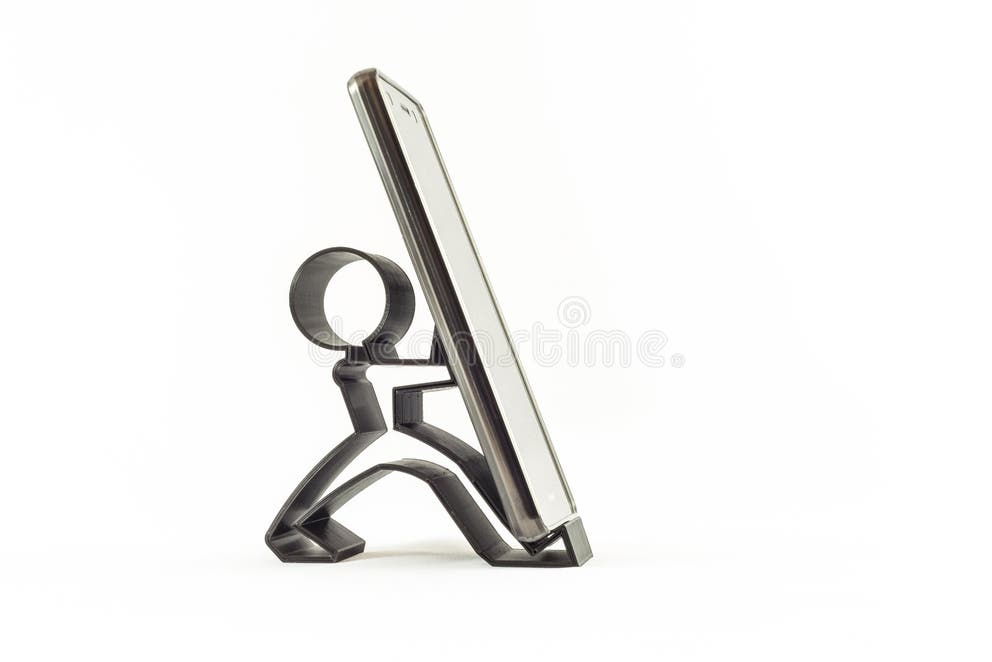 Support De Téléphone D'objet De L'impression 3D Photo stock - Image du ...