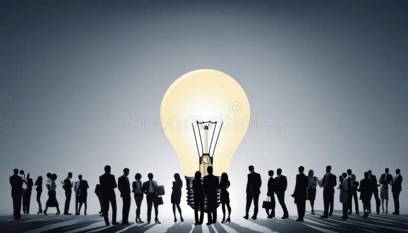 Support Design Knowledge Lots Developing Concept Problem Big Bulb Idea ...