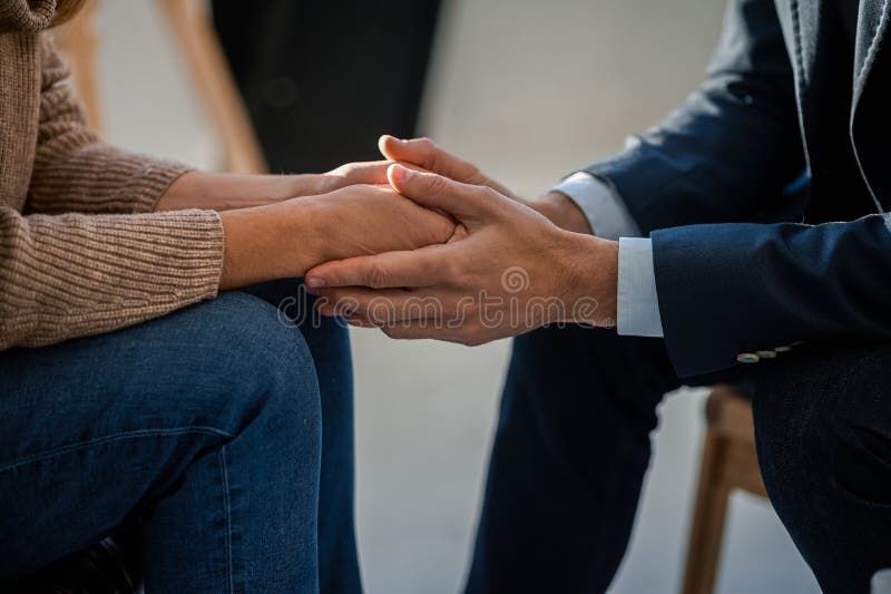 Close Up Picture of Mans Hands Holding Womans Hands Stock Image - Image ...