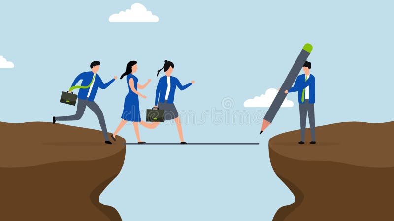 Support Employee To Progress, 4k Animation of Business Manager Pulls ...