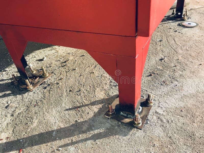 Support of Fire Hose Cabinet Stock Photo - Image of connection, protect ...