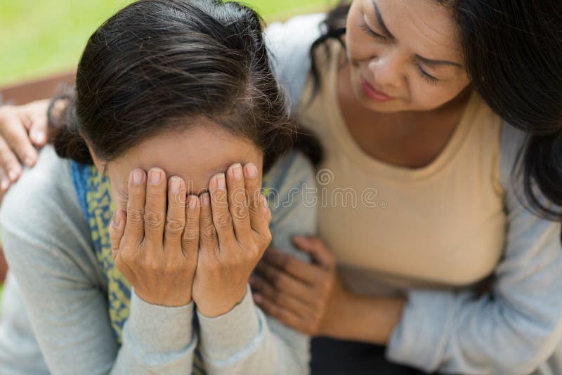 Support of friends stock image. Image of help, people - 27135023