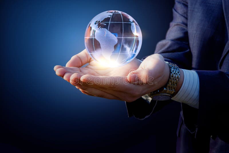 Support Global Business Networks. Stock Image - Image of corporation ...