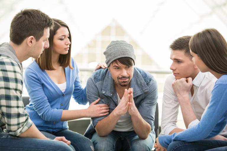 Support Group stock image. Image of mental, group, mixed - 48427491