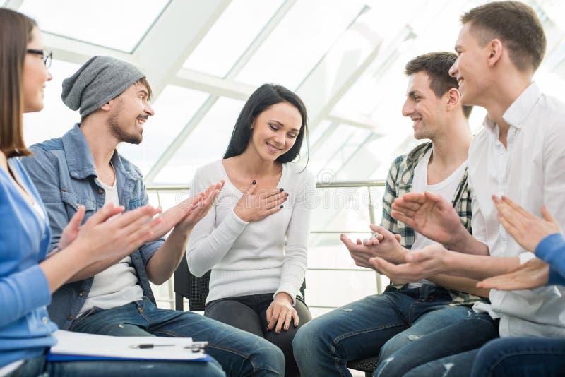 Support Group stock image. Image of person, caucasian - 48427533