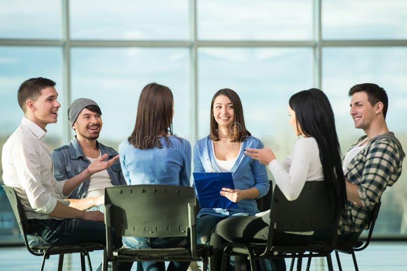 Support Group stock image. Image of discussion, mental - 48427571