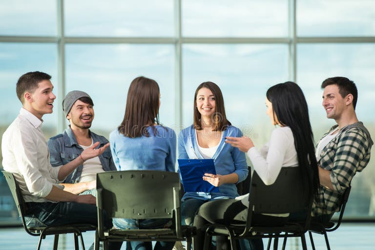 Support Group stock image. Image of discussion, mental - 48427571