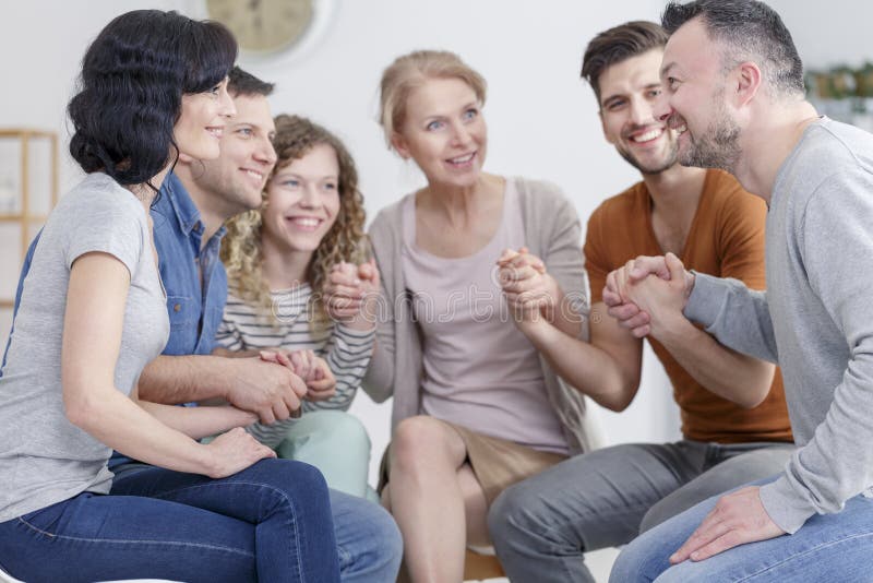 Support group praying stock photo. Image of patient, discussion - 95970806