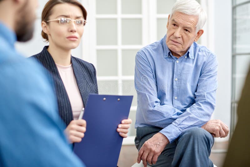Support Group at Psychological Therapy Stock Image - Image of ...