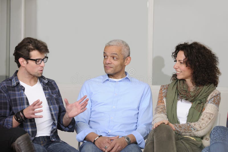 Support Group or Team Building Seminar Stock Photo - Image of ...