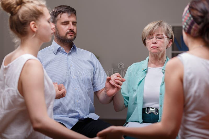 Support Group during Therapy Stock Image - Image of consultation ...