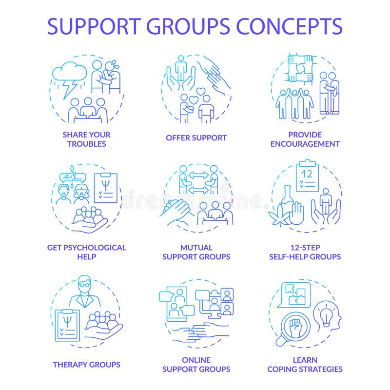 Online Support Groups Stock Illustrations – 221 Online Support Groups ...