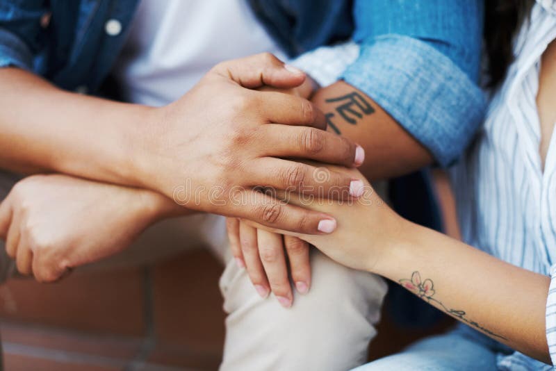 Support, Hands of Couple and Love in Relationship for Trust, Commitment ...