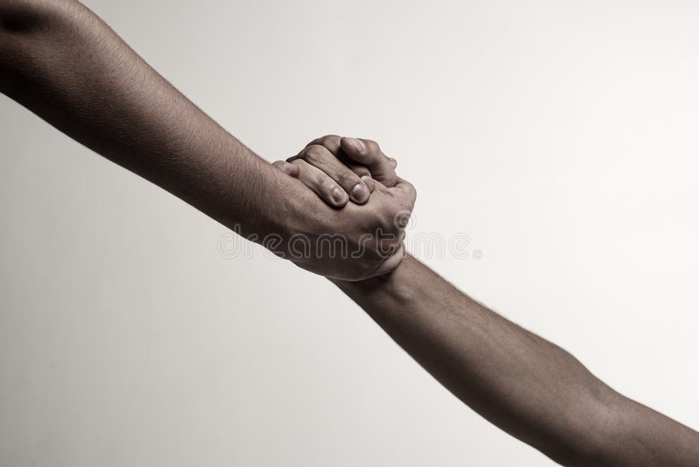 Support Hands. Handshake. Helping Support Hand. Rescue Gesture. Support ...