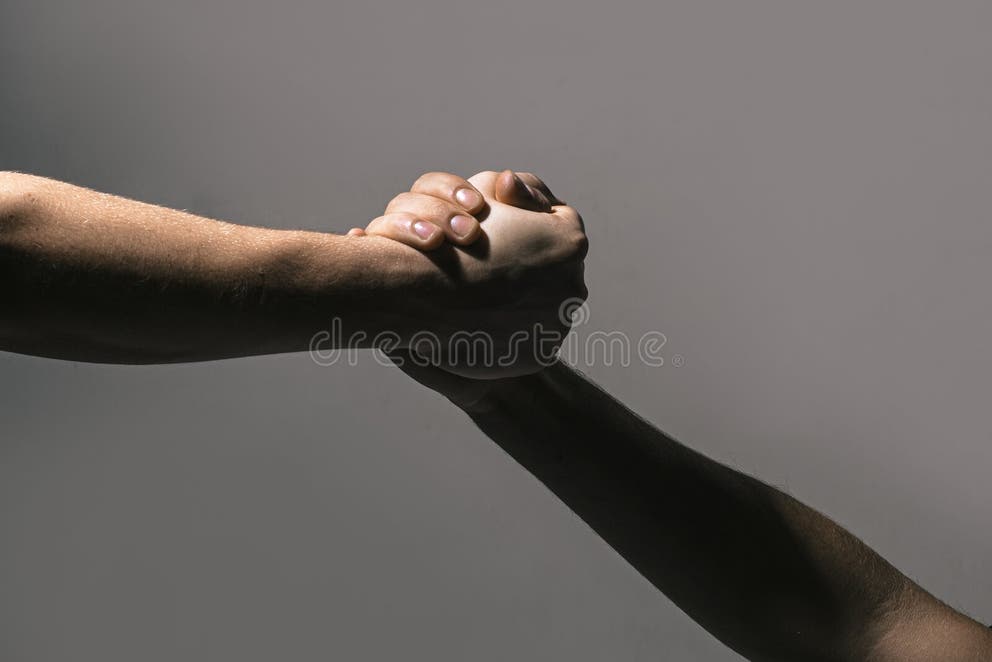 Support Hands. Handshake. Helping Support Hand. Rescue Gesture. Support ...