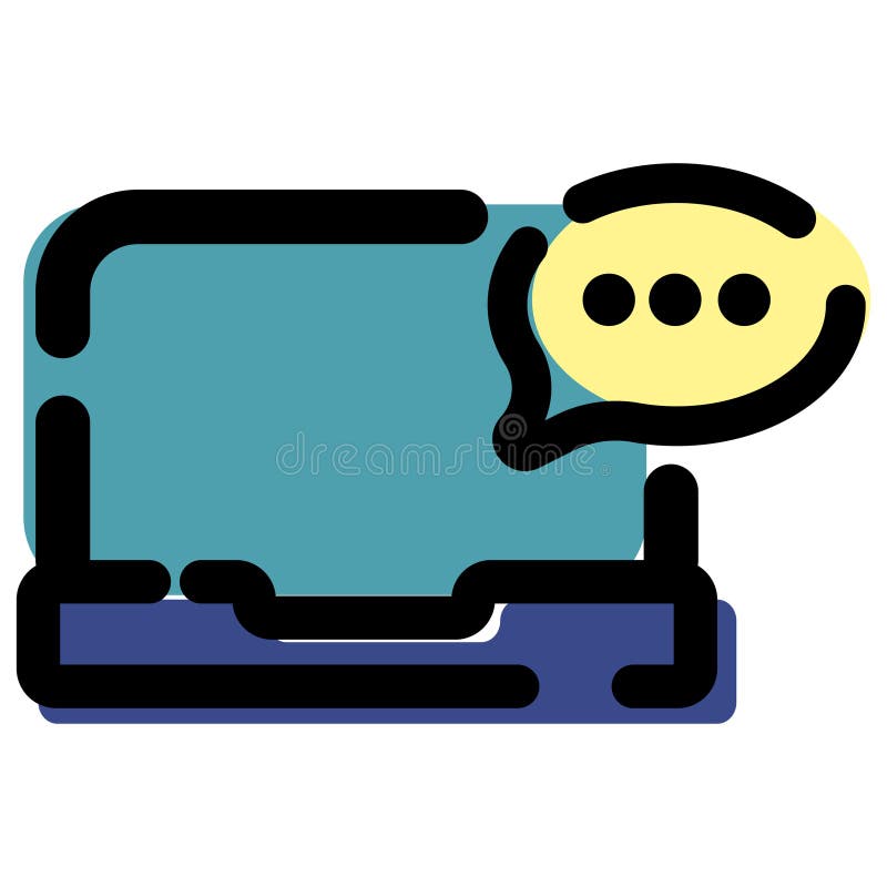 Technical Support Icon - Free Vector Online Chat Icon Stock Vector ...