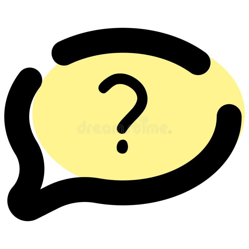 Question Mark Bubble Icon - Free Vector Question Bubble Icon Stock ...