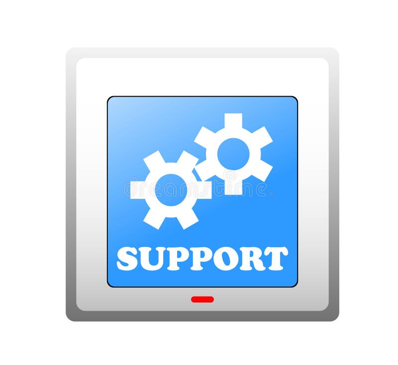 Support icon stock vector. Illustration of isolated, support - 20549259