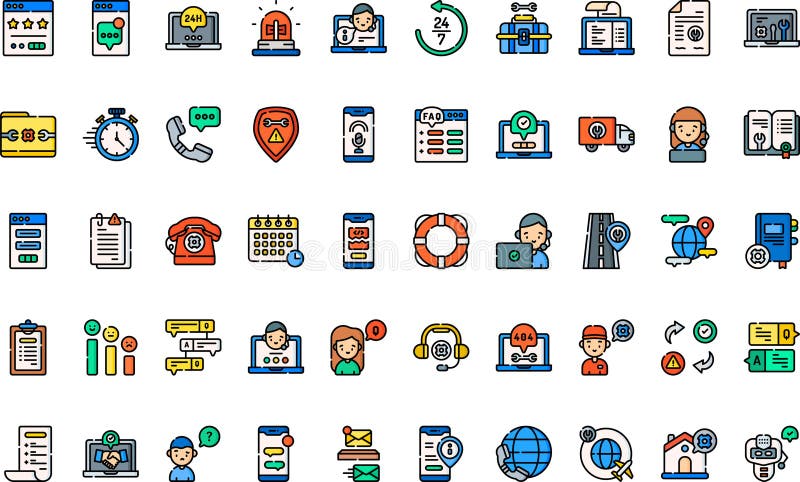 Support Icons High-Quality Vector Icons Collection with Editable Stroke ...