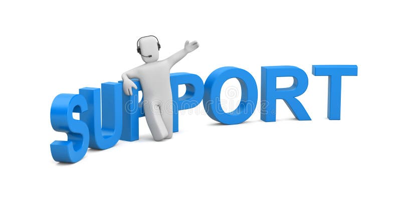 Support stock illustration. Illustration of agent, beautiful - 10684169