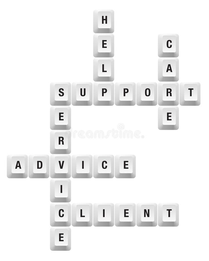 Support key stock vector. Illustration of puzzle, crossword - 18094851