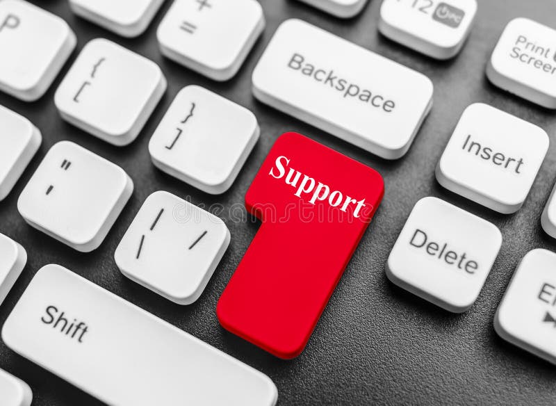 Support key stock photo. Image of communications, macro - 42588306